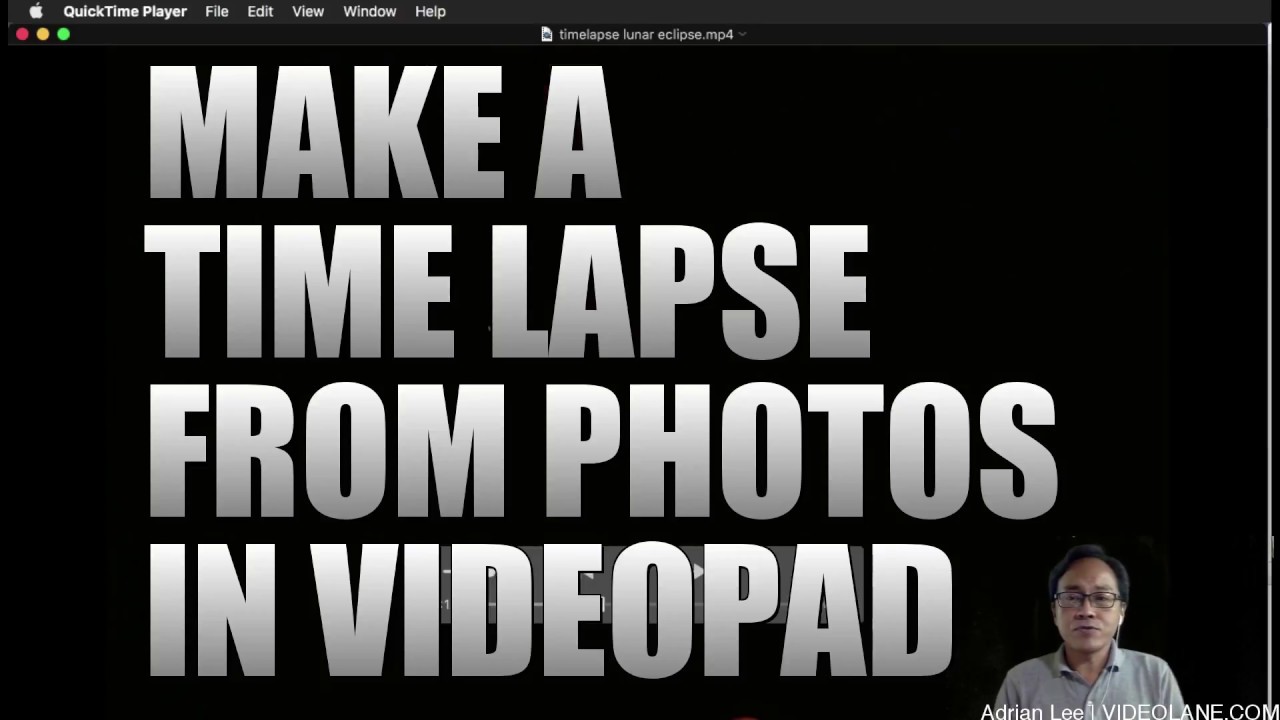 How to Create a Time-lapse from Photos in VideoPad - VIDEOLANE.COM ⏩