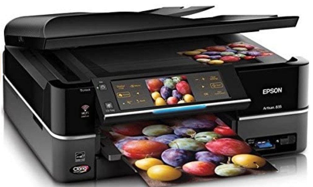 Epson Artisan 835 Wireless All-in-One Color Inkjet Printer - VIDEOLANE ...